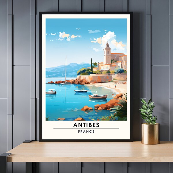Antibes poster - Etsy France