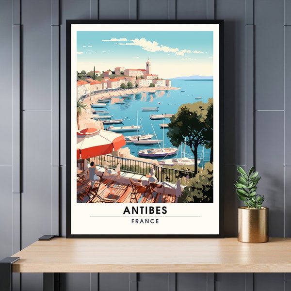 Antibes poster - Etsy France