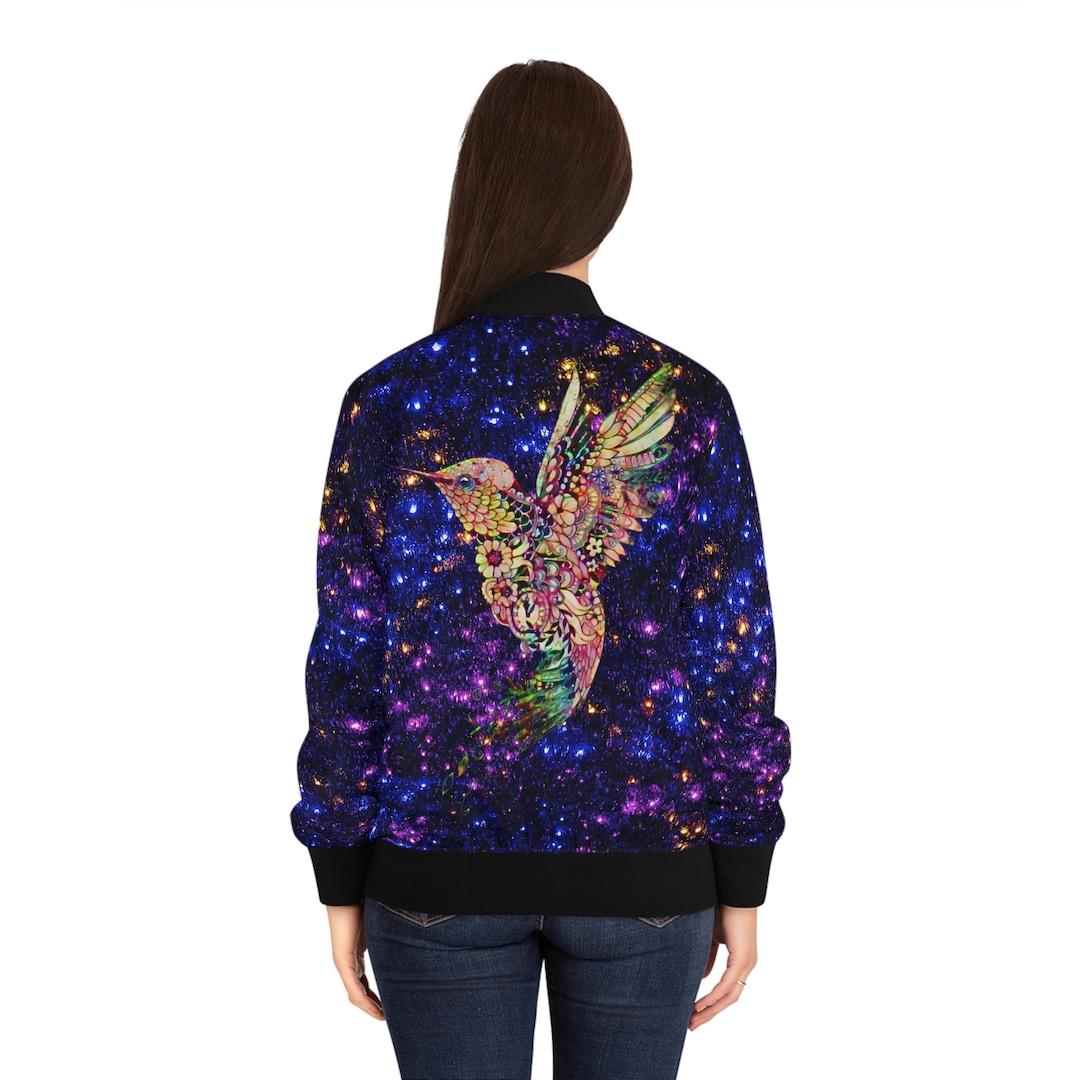 Hummingbird Women's Bomber Jacket (AOP) - Etsy