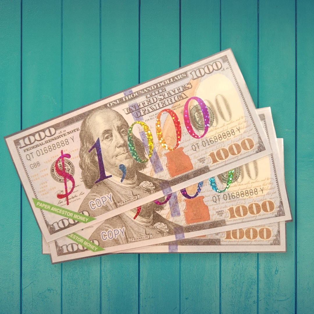 1K Place Holder, Savings Challenge, Budget Binder Place Holder, 1000 ...