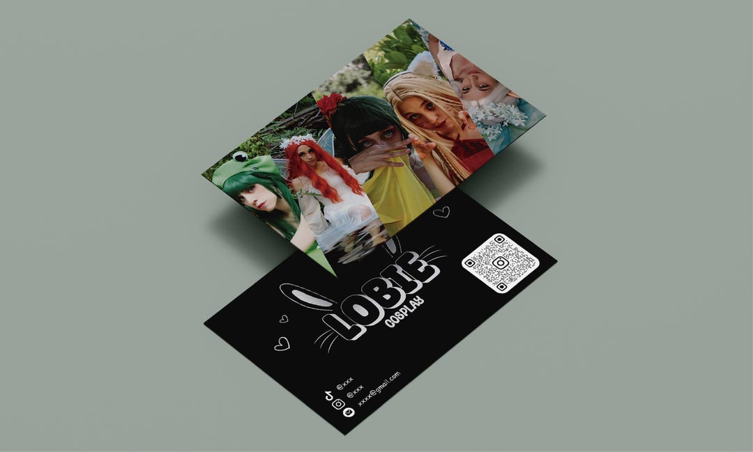 Cosplay Business Cards - Etsy