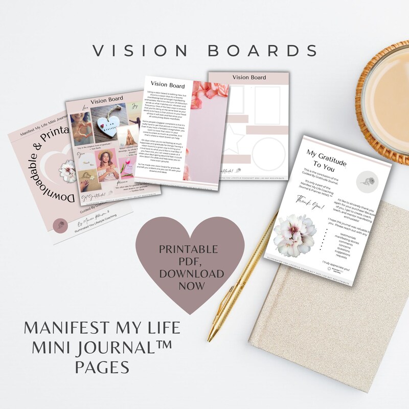 Pink Vision Board - Etsy