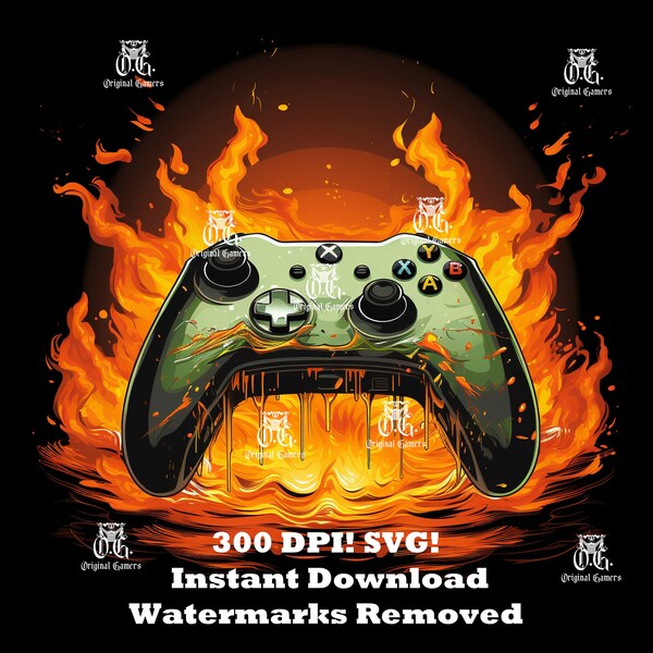 Xbox Controller Template - Etsy