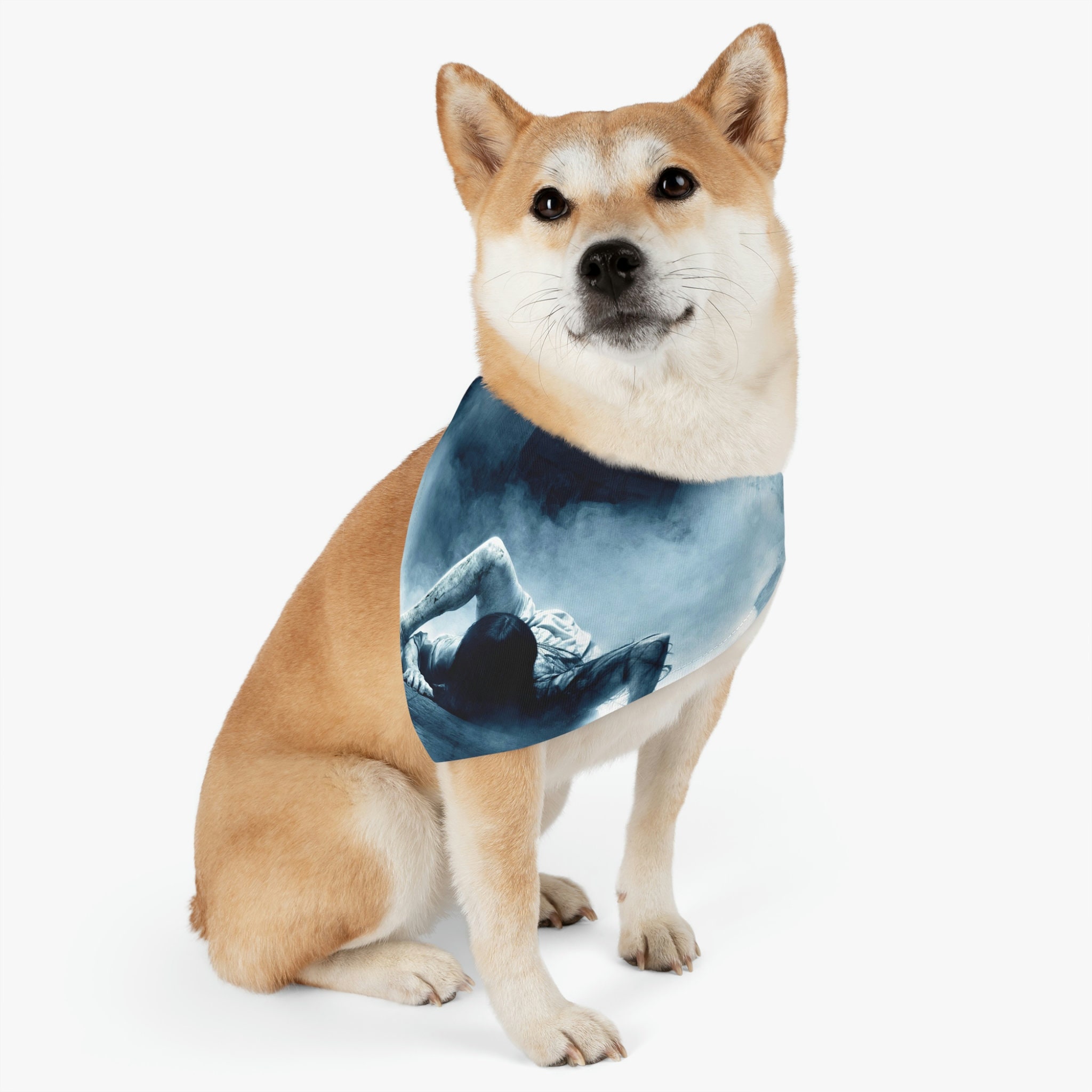 The Ring Dog Bandana Collar Horror Fan Gift Trendy Dog Collar - Etsy