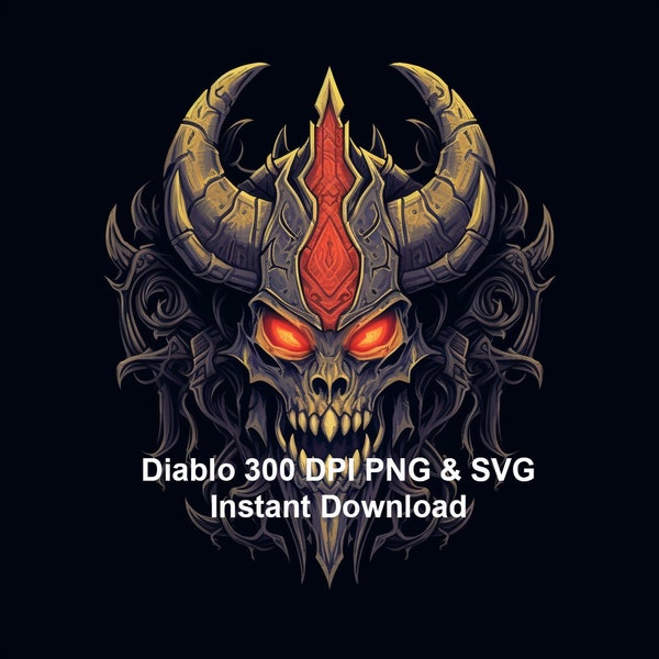 Diablo Iv Svg - Etsy