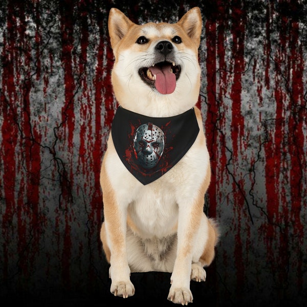 Jason Voorhees Dog Bandana - Etsy