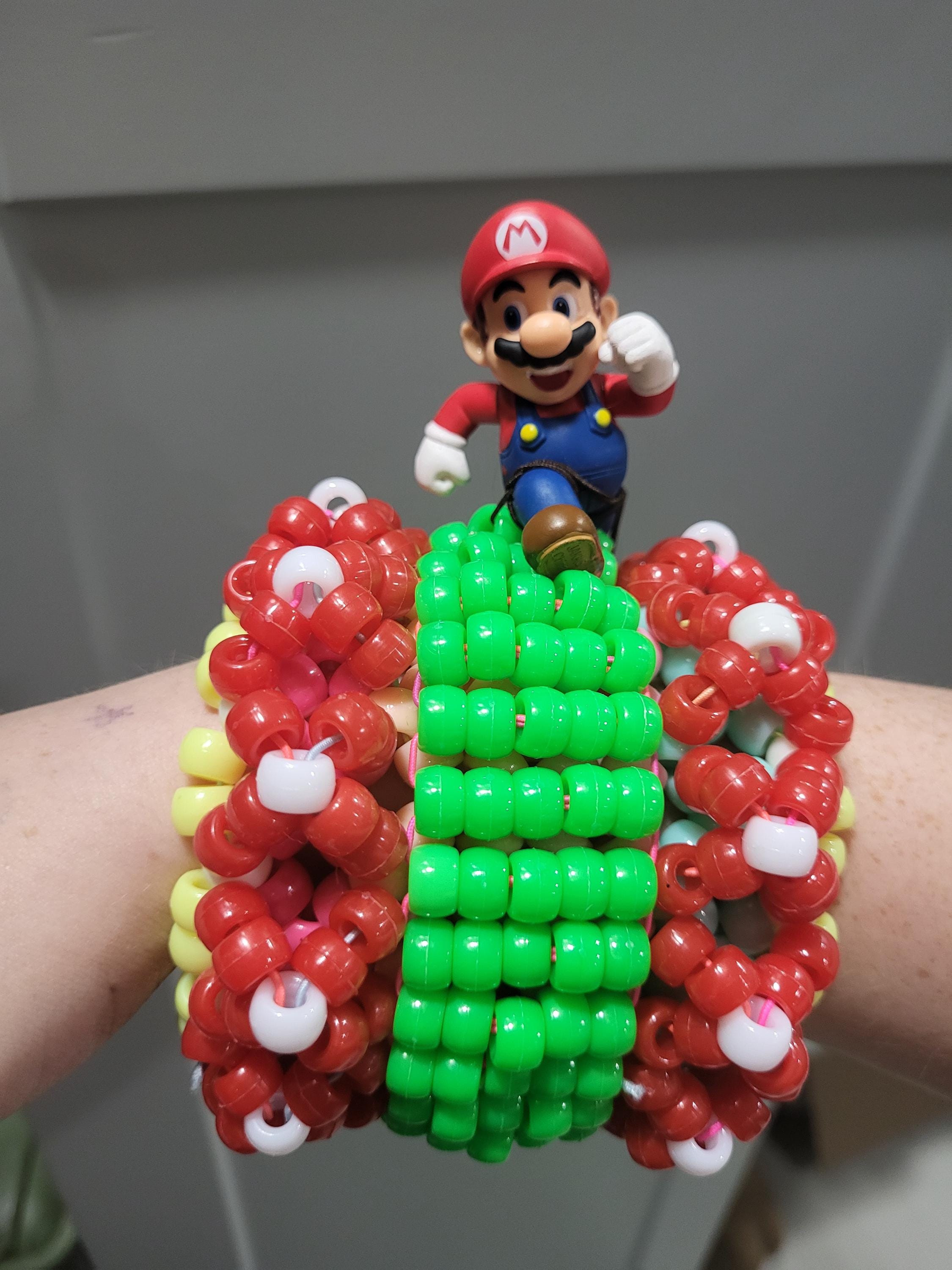 Mario Themed Rotating Kandi Cuff - Etsy