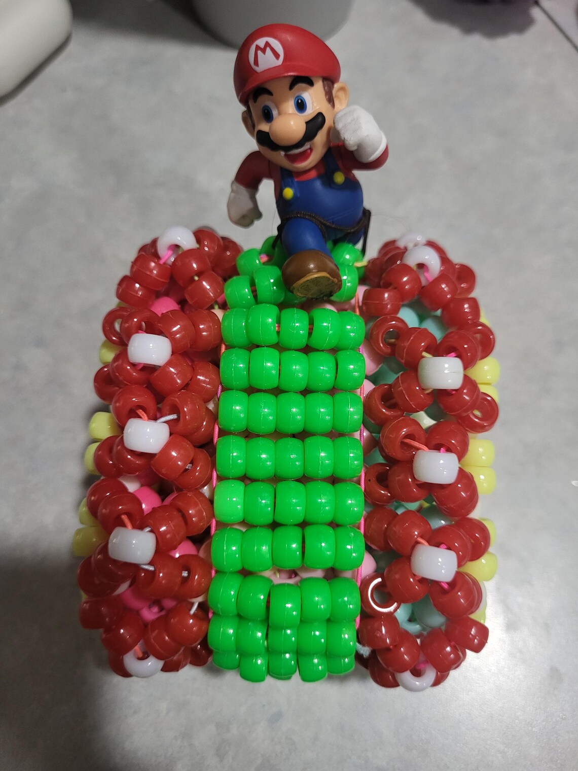 Mario Themed Rotating Kandi Cuff - Etsy