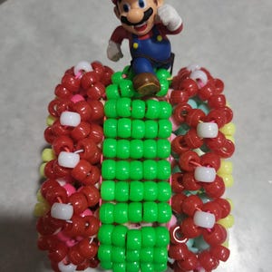 Mario Themed Rotating Kandi Cuff - Etsy