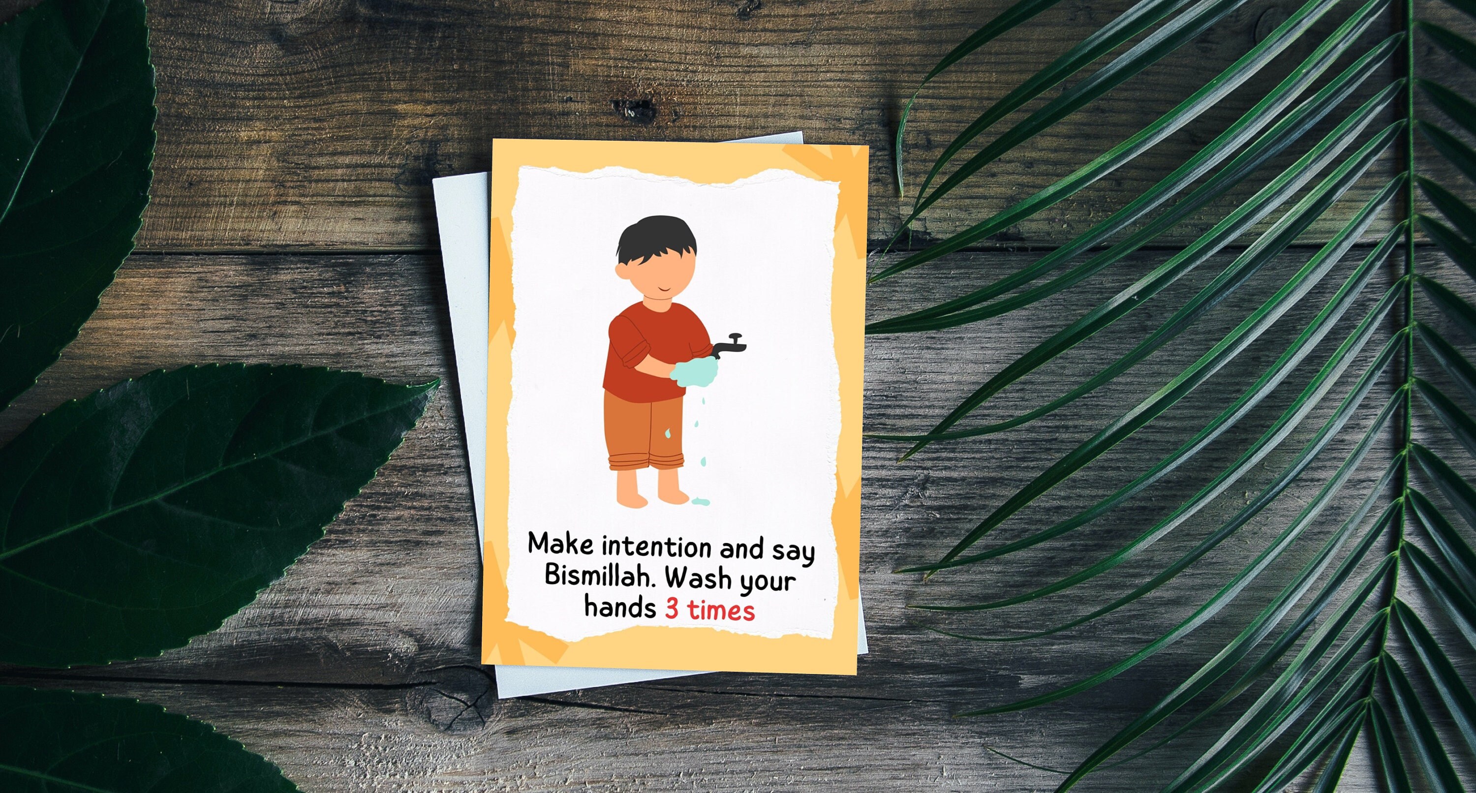 Wudu Instructions in English | Teaching Wudhu | Wudu Flashcards | Wudu ...