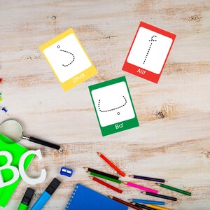 Arabic Tracing Flashcards | Arabic Alphabet | Homeschool | Dotted ...