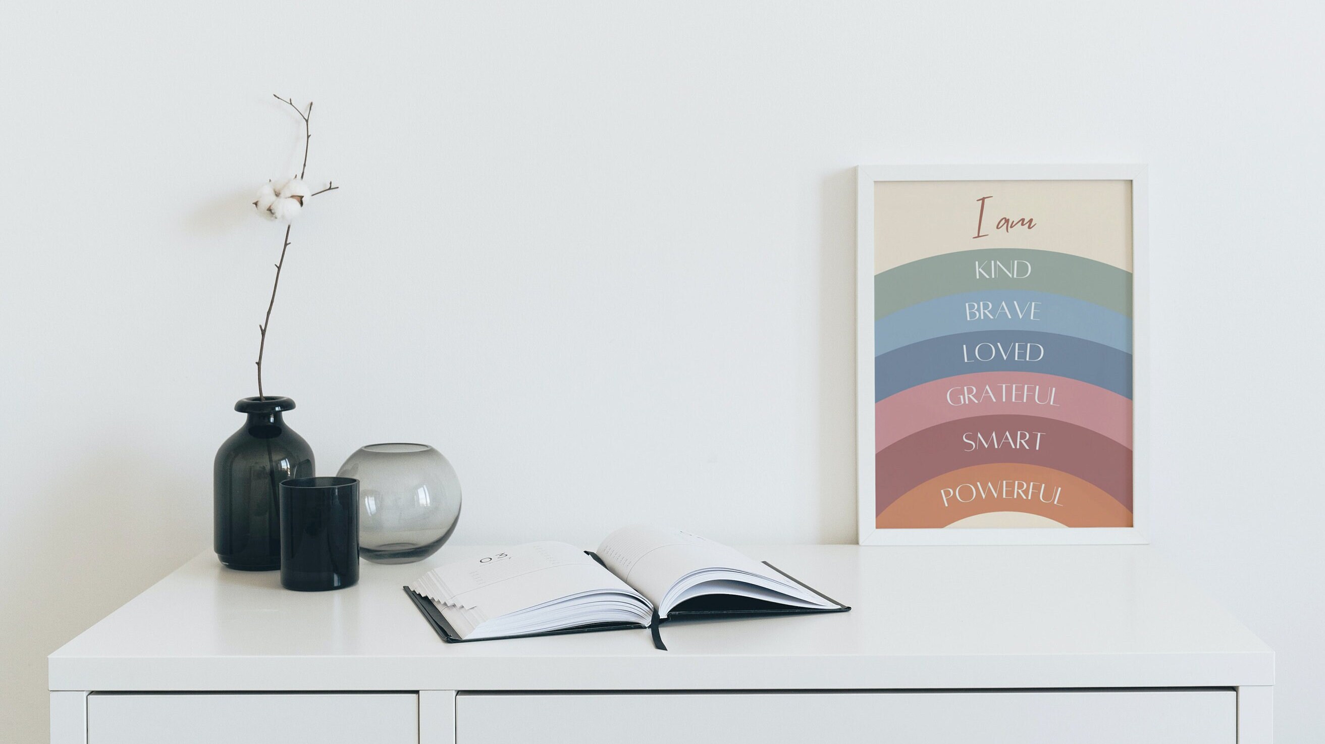 Affirmations | Playroom Wall Decor | Rainbow Affirmations Poster ...