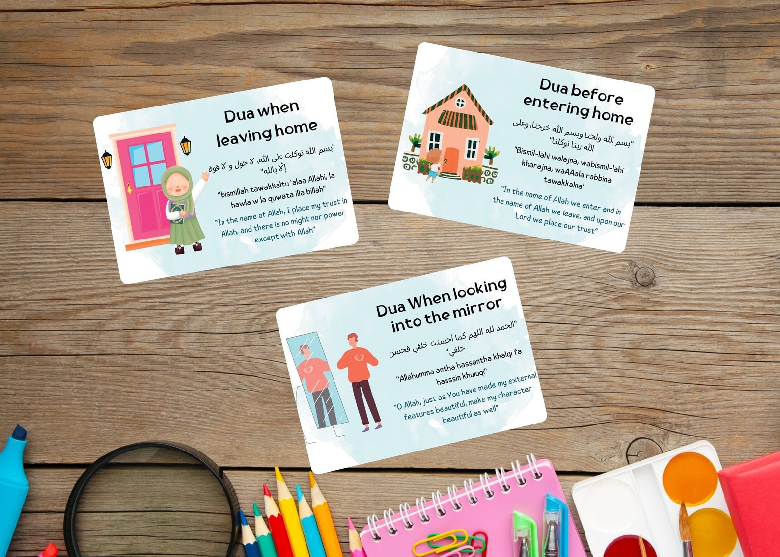 Dua Pocket Flashcards | Dua Cards for Kids | Ramadan Activities Muslim ...