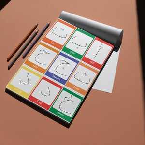 Arabic Tracing Flashcards | Arabic Alphabet | Homeschool | Dotted ...