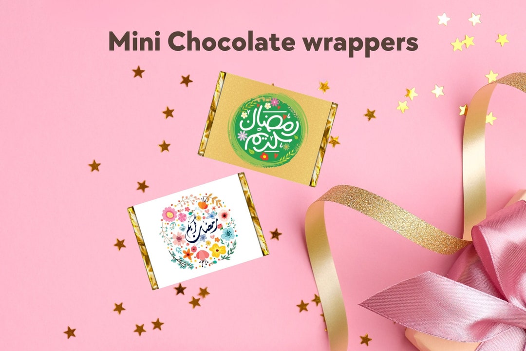 Ramadan Mini Chocolate Wrappers | Ramadan Candy Wrappers | Ramadan ...
