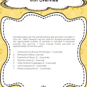 Bucket Drumming Unit (music) Teaching Resource - Etsy