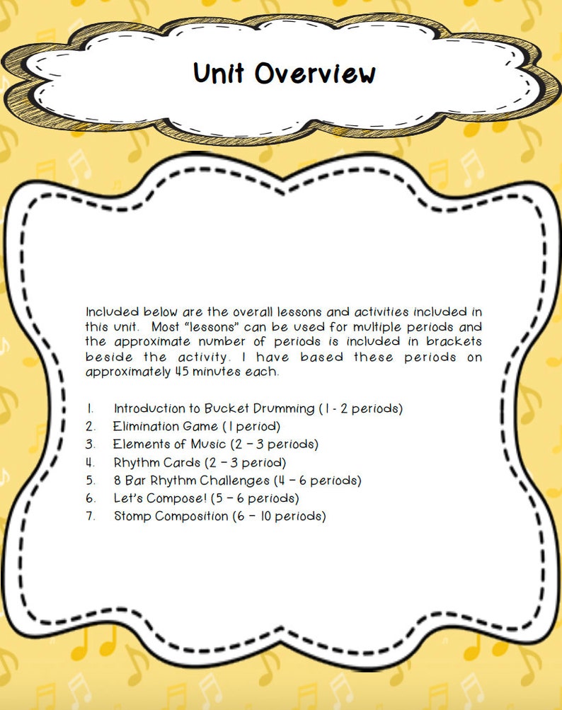 Bucket Drumming Unit (music) Teaching Resource - Etsy