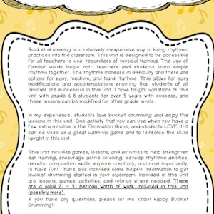 Bucket Drumming Unit (music) Teaching Resource - Etsy