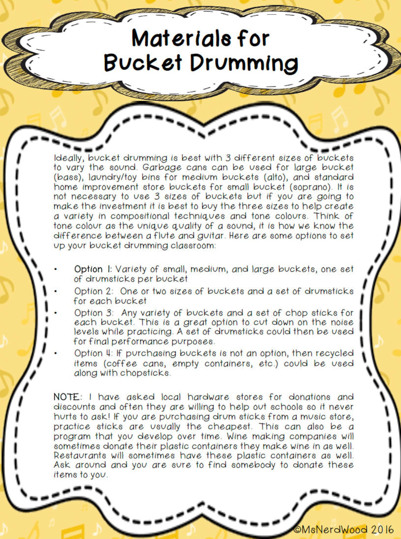 Bucket Drumming Unit (music) Teaching Resource - Etsy