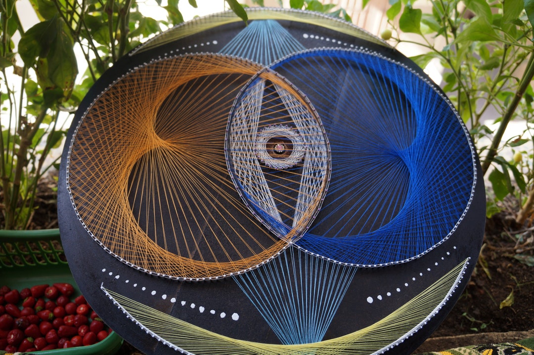 Vesica Piscis Stringart - Etsy