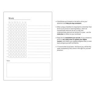 Printable Daily Checklist, Stay Organised and Boost Your Productivity ...