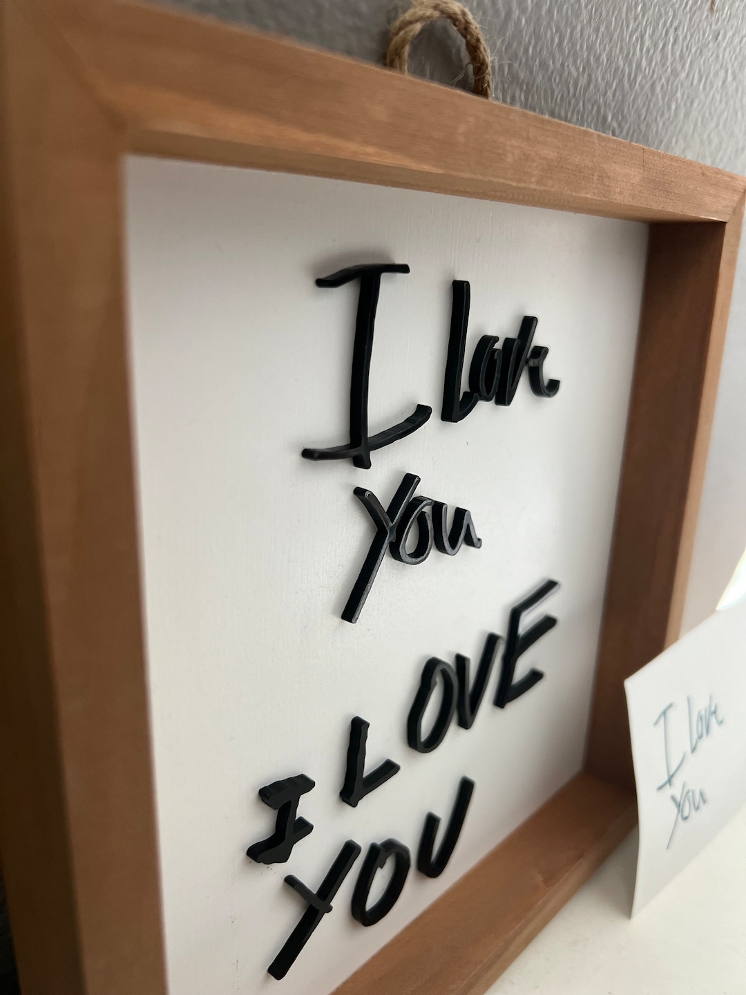 Handwriting Acrylic 3D Sign: Personalized Memory Gift - Etsy
