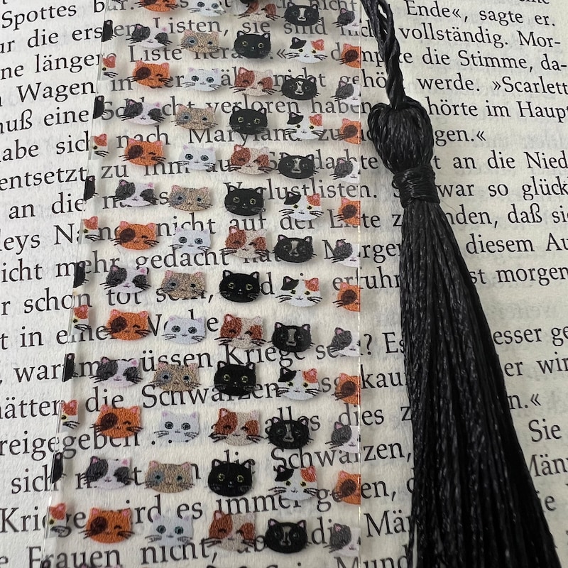 Cat Bookmark - Etsy
