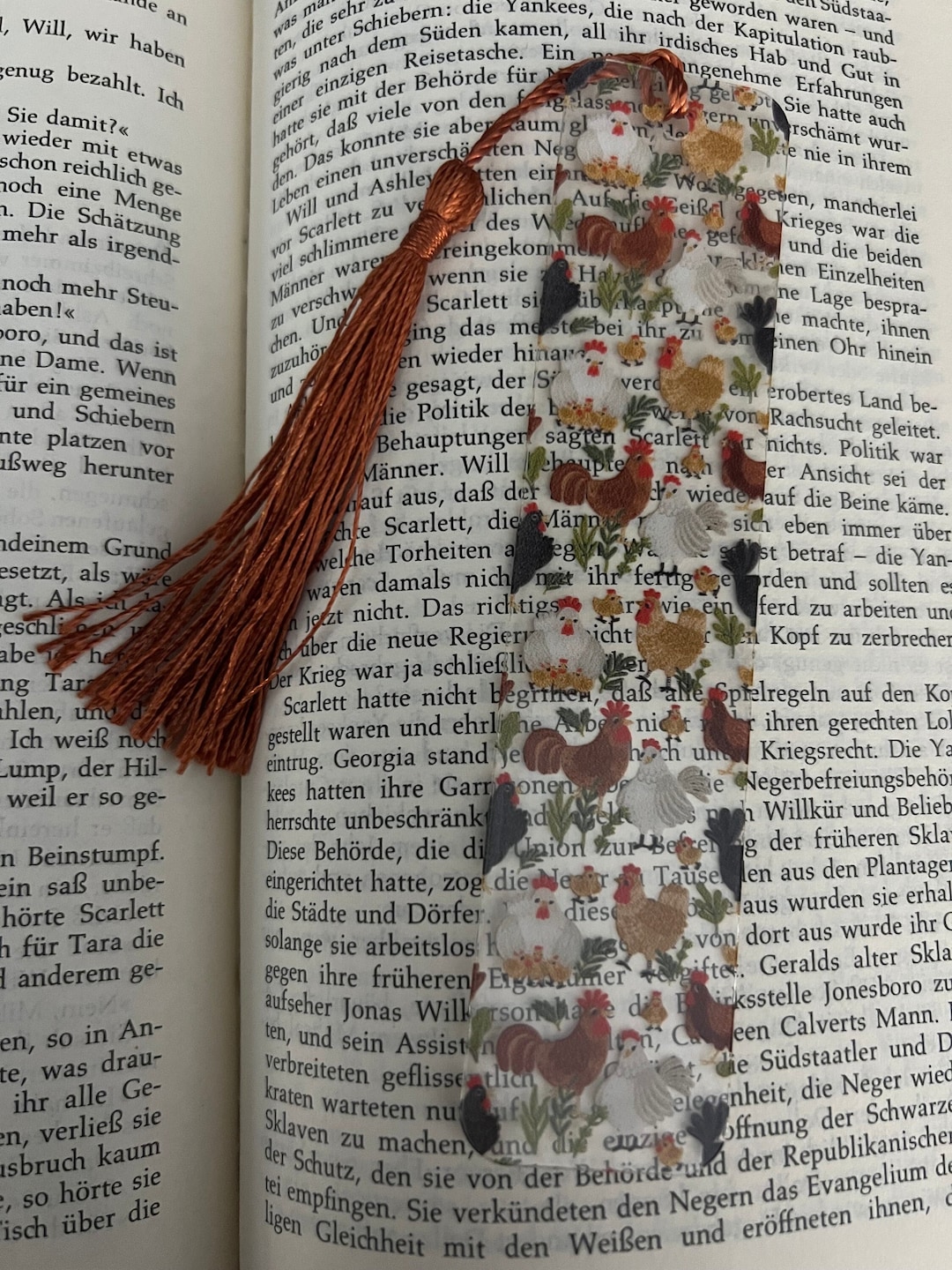Chicken Bookmark: Unique Acrylic Gift for Book Lovers - Etsy
