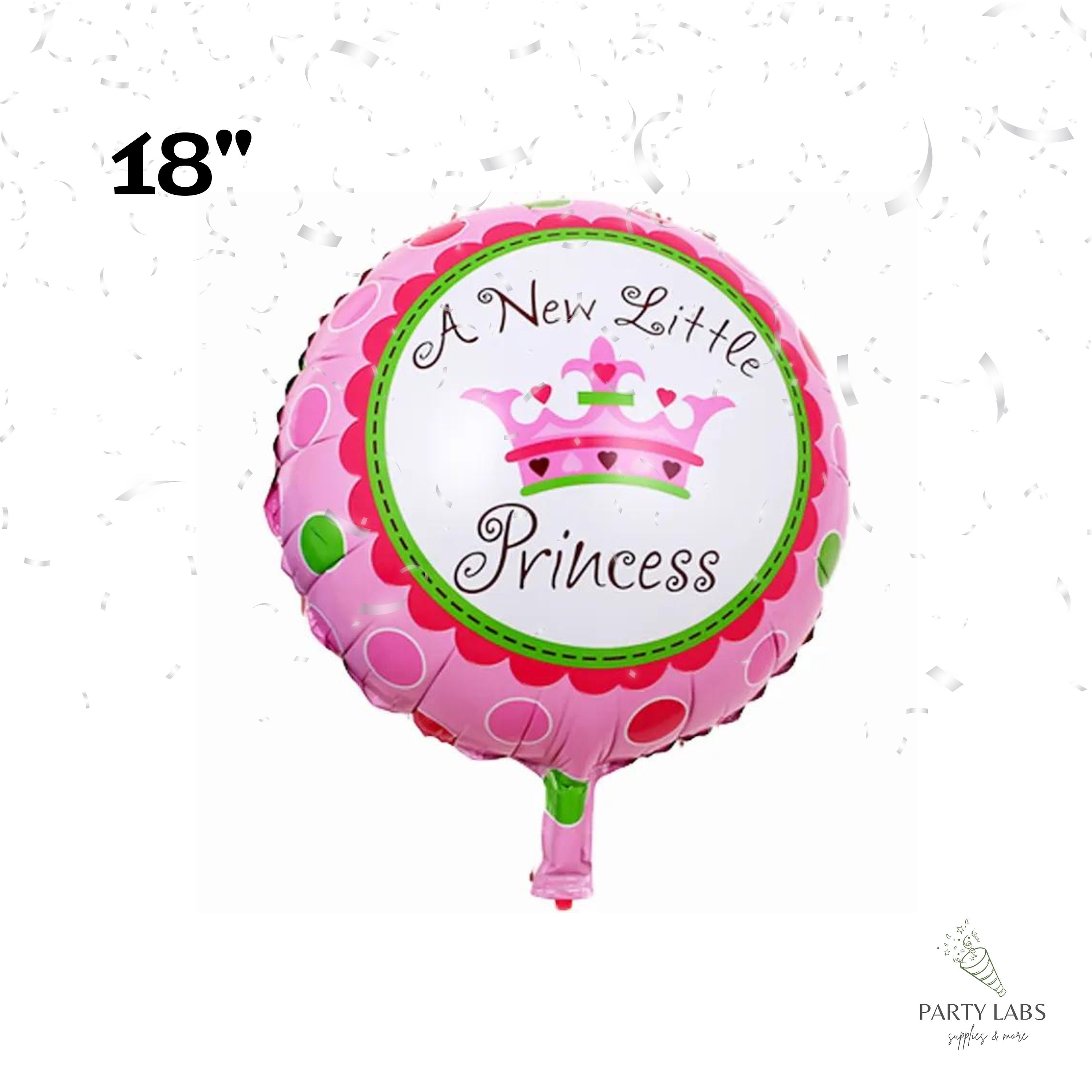 18 Inch Little Princess Balloon | Mylar Foil Balloon Bouquet | Gender ...