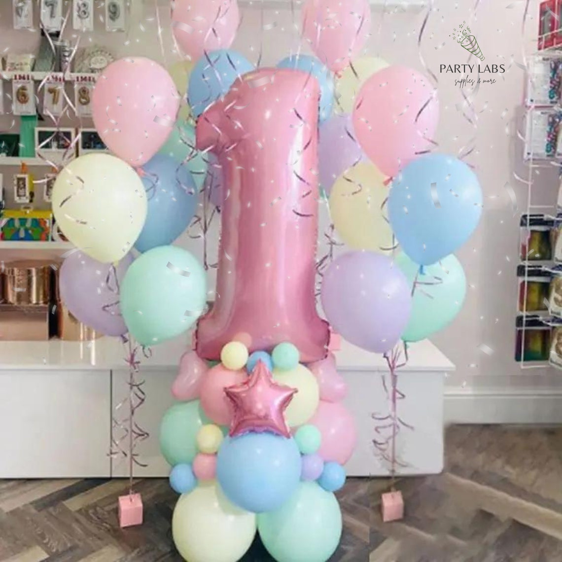 Birthday Pastel Balloon DIY Kit Birthday Party Balloon Decoration for ...