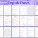 English Tenses. Back to School Printable Learning Sheets With ...