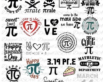 Pi Day Svg Teacher Pi Day Svg 3.14 Svg Math Teacher Svg - Etsy