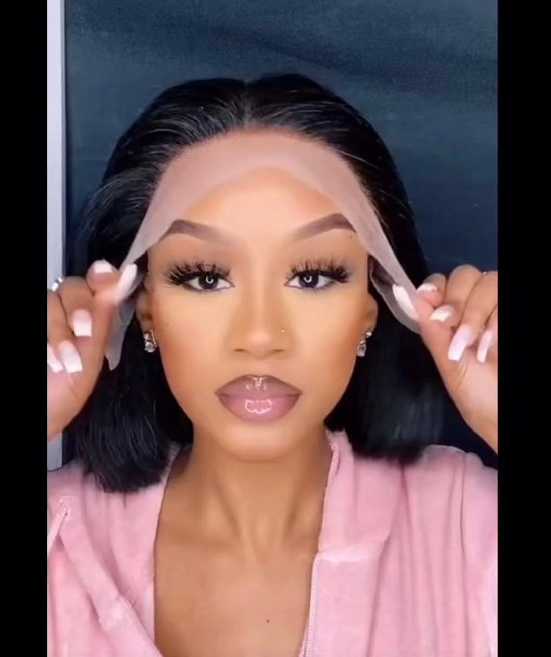 Peruvian Real Human Hair 10 Inch Lace Frontal 13x4 - Etsy