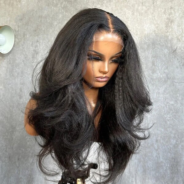 Real Human Hair Wig - Etsy
