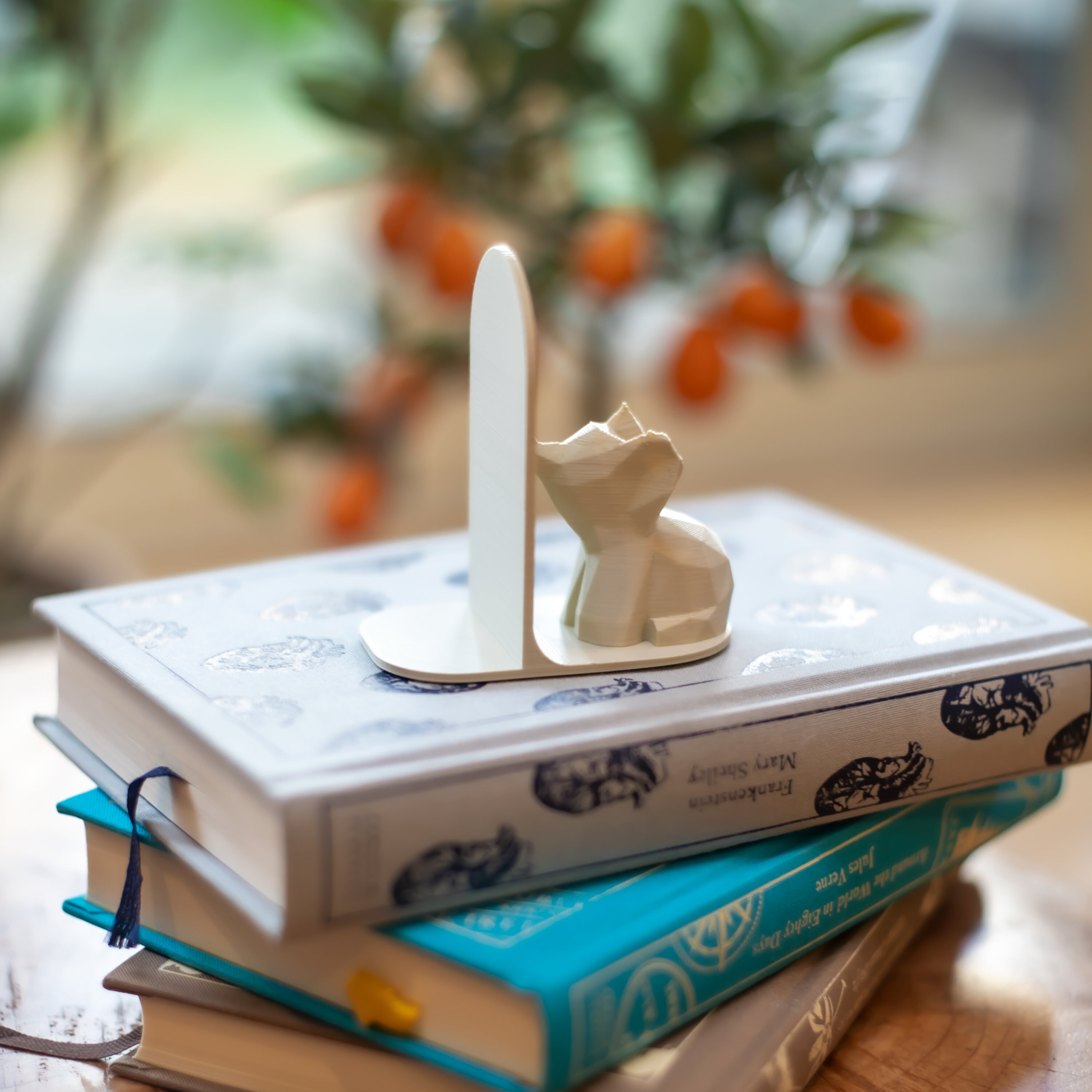 Baby Elephant Bookend Cute Book Holder Gift Adorable Animal Figure Low ...