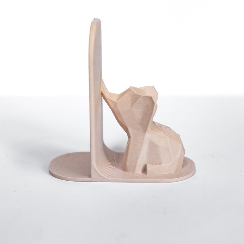 Baby Elephant Bookend Cute Book Holder Gift Adorable Animal Figure Low ...