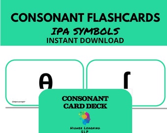 Phonetics Consonant & Vowel Reference Sheets, SLP Consonant and Vowels ...