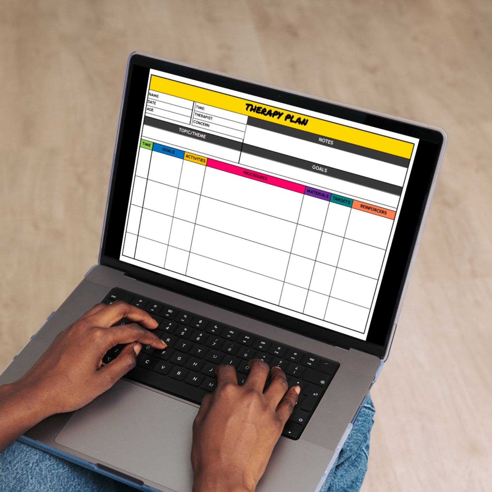 Speech Therapy Lesson Plan Templates: Pediatric Settings (digital ...