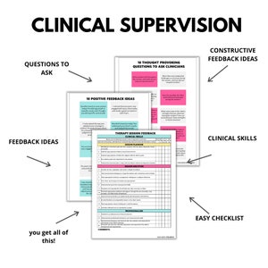 Speech Therapy Supervision, SLP Clinical Supervision, Speech Therapy ...