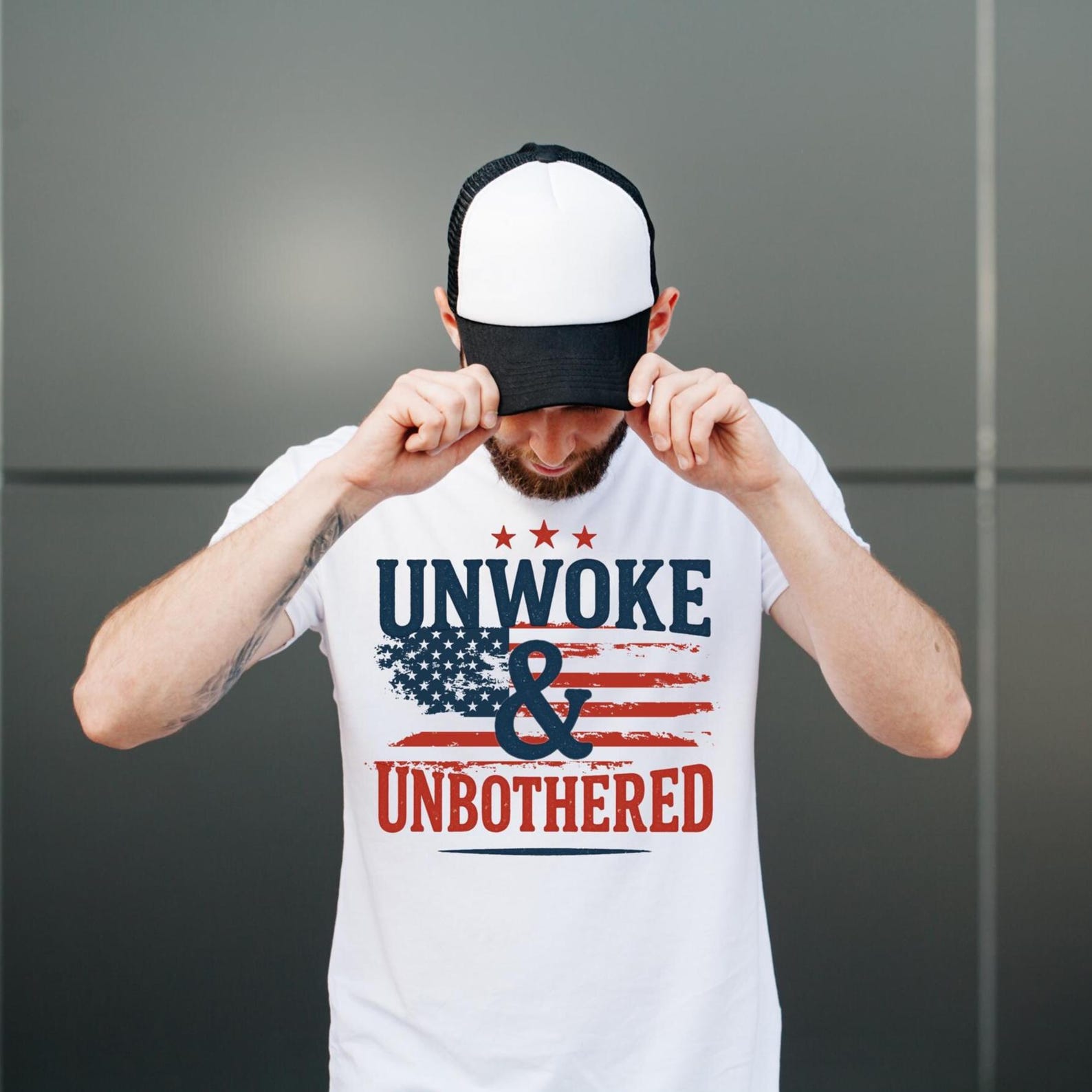 Unwoke and Unbothered Shirt | Funny Conservative Tee | Anti Woke Shirt ...