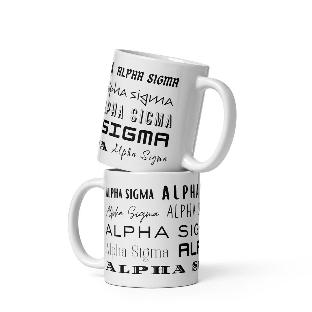Alpha Sigma Mug | Funny Gen Z Coffee Cup | Gift for Dad or Mom | Meme ...