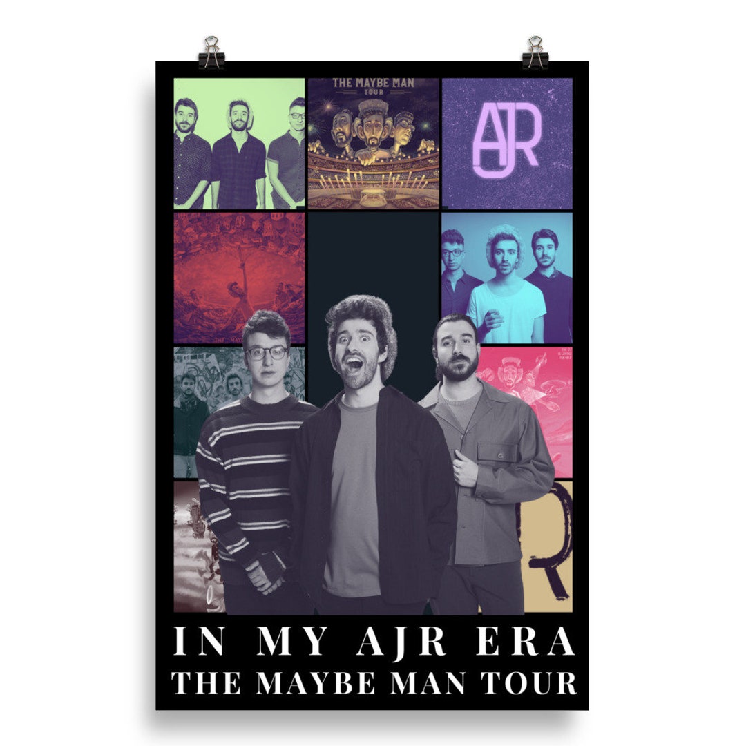 AJR Poster | 20” X 30” | in My AJR Era | the Maybe Man Tour | AJR Art ...