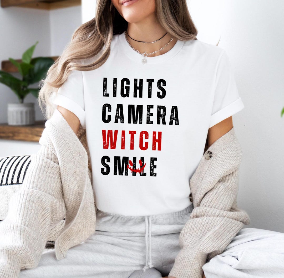 Lights Camera Smile | TS Shirt | A Lot of Halloween Going on at the ...