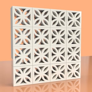 Set of 8 Breeze Blocks - 3D Model - Digital File Download - Etsy