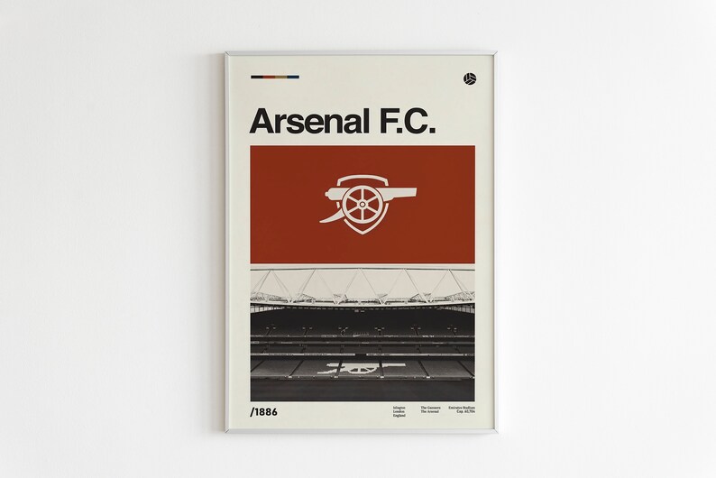 Arsenal Poster, Emirates Stadium Poster, Wall Art, Wall Decor, 4K ...