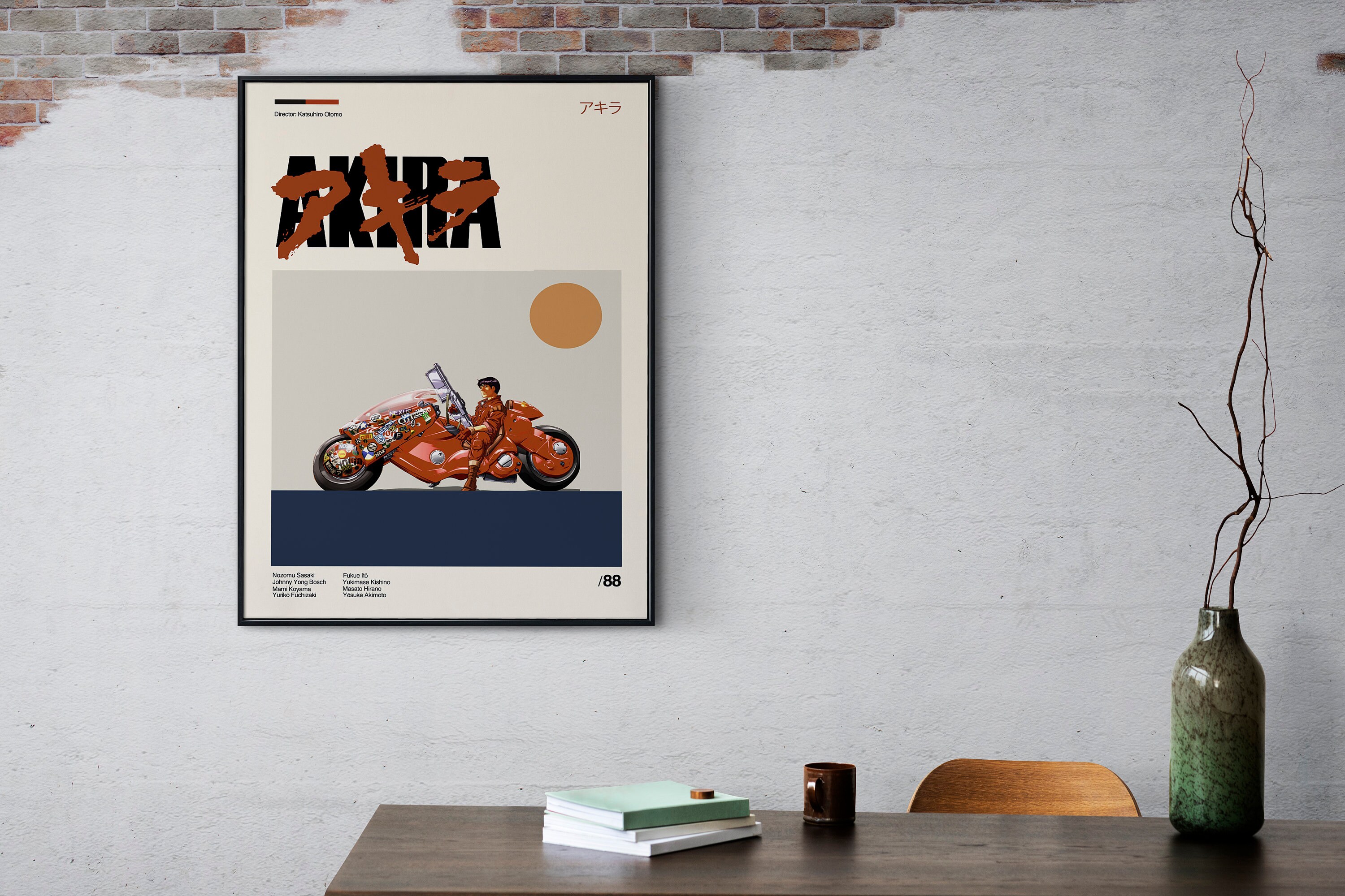 Akira Movie Poster Akira Print Movie Poster Minimalist - Etsy
