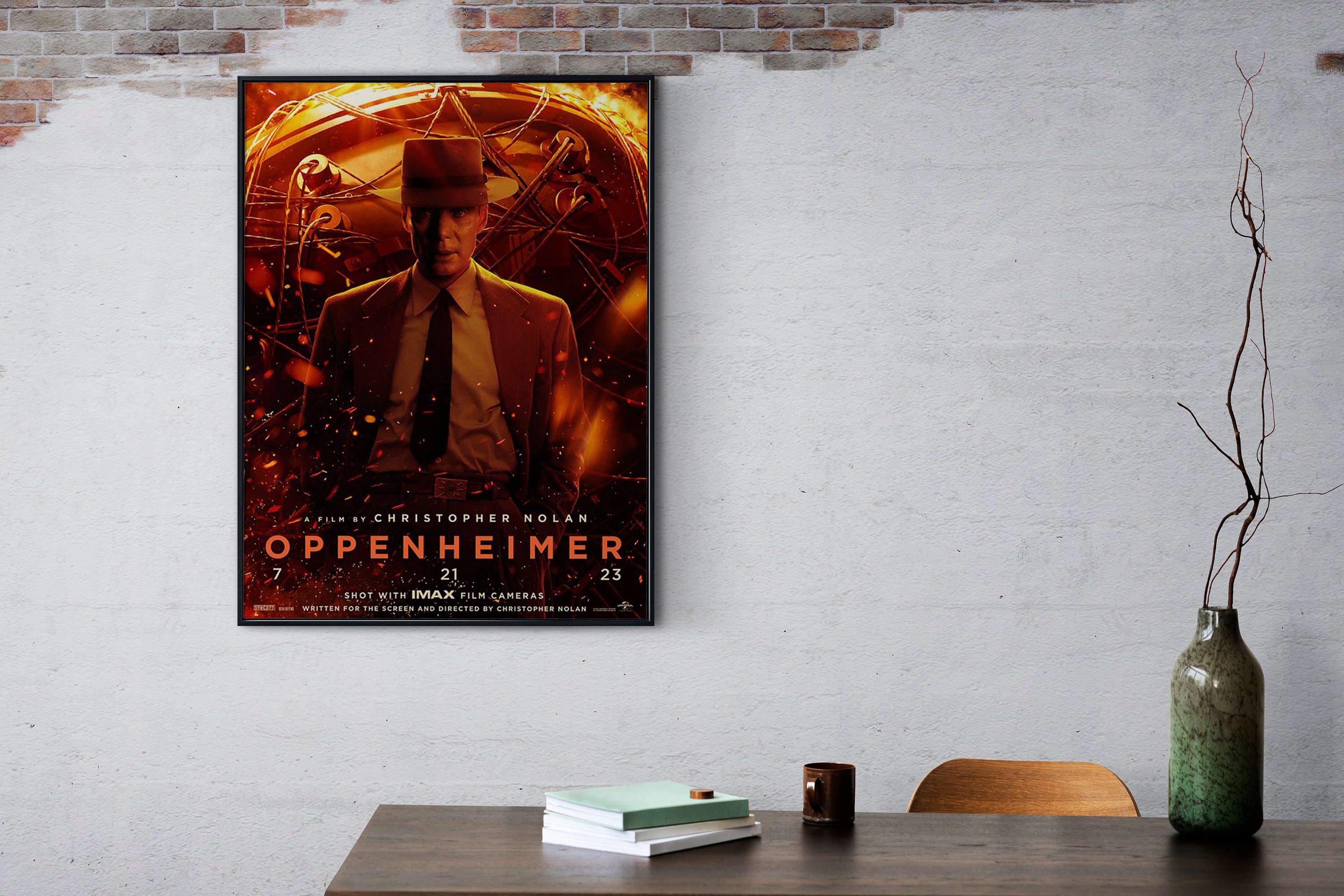 Oppenheimer Poster, Christopher Nolan Movie Poster, Oppenheimer Movie ...
