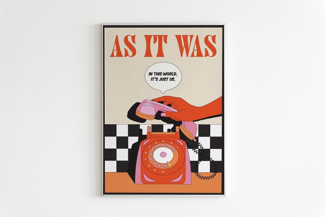 Harry Styles Poster as It Was Album Poster Music Poster - Etsy