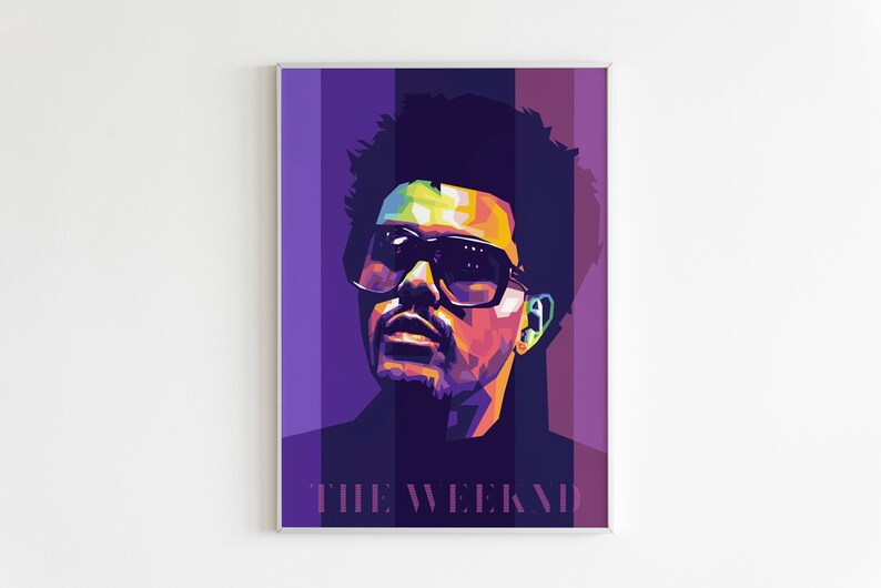 The Weeknd Poster Premium Product Wall Art Printable - Etsy