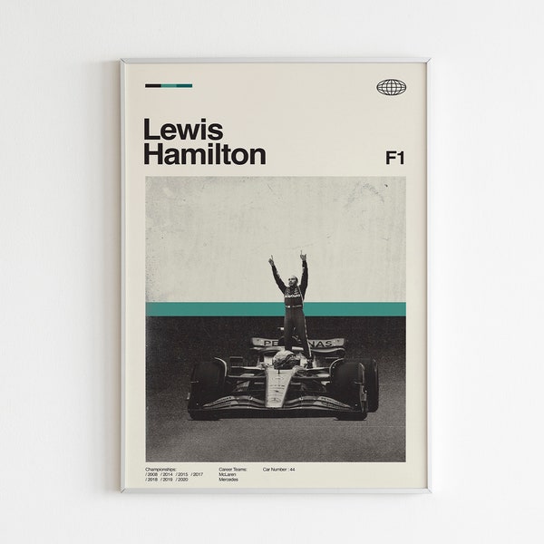 Lewis Hamilton - Etsy